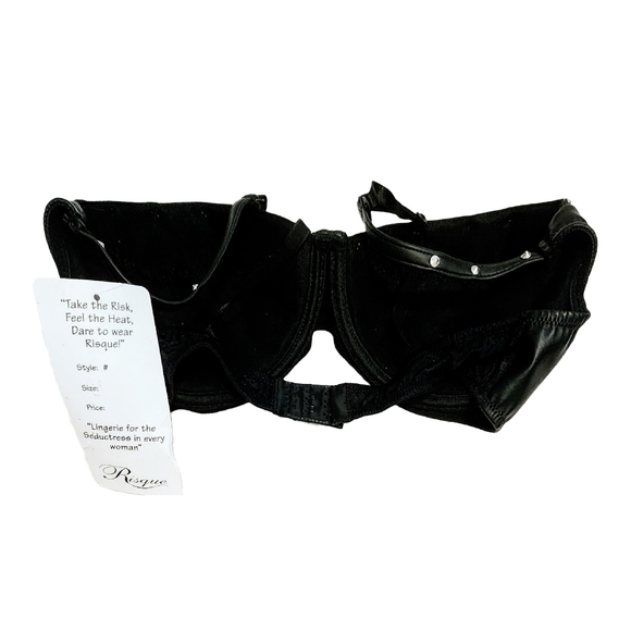 Risque | Intimates & Sleepwear | Risque Vegan Leather Pleather Studded ...